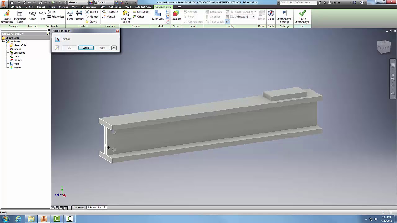 15-07 Fixed Constraint - YouTube