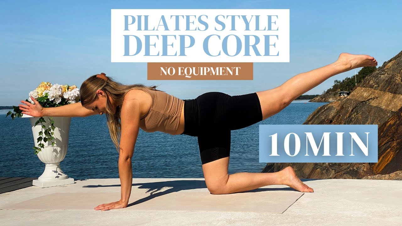 10 MIN DEEP CORE PILATES WORKOUT - At Home Pilates Ab Workout - YouTube