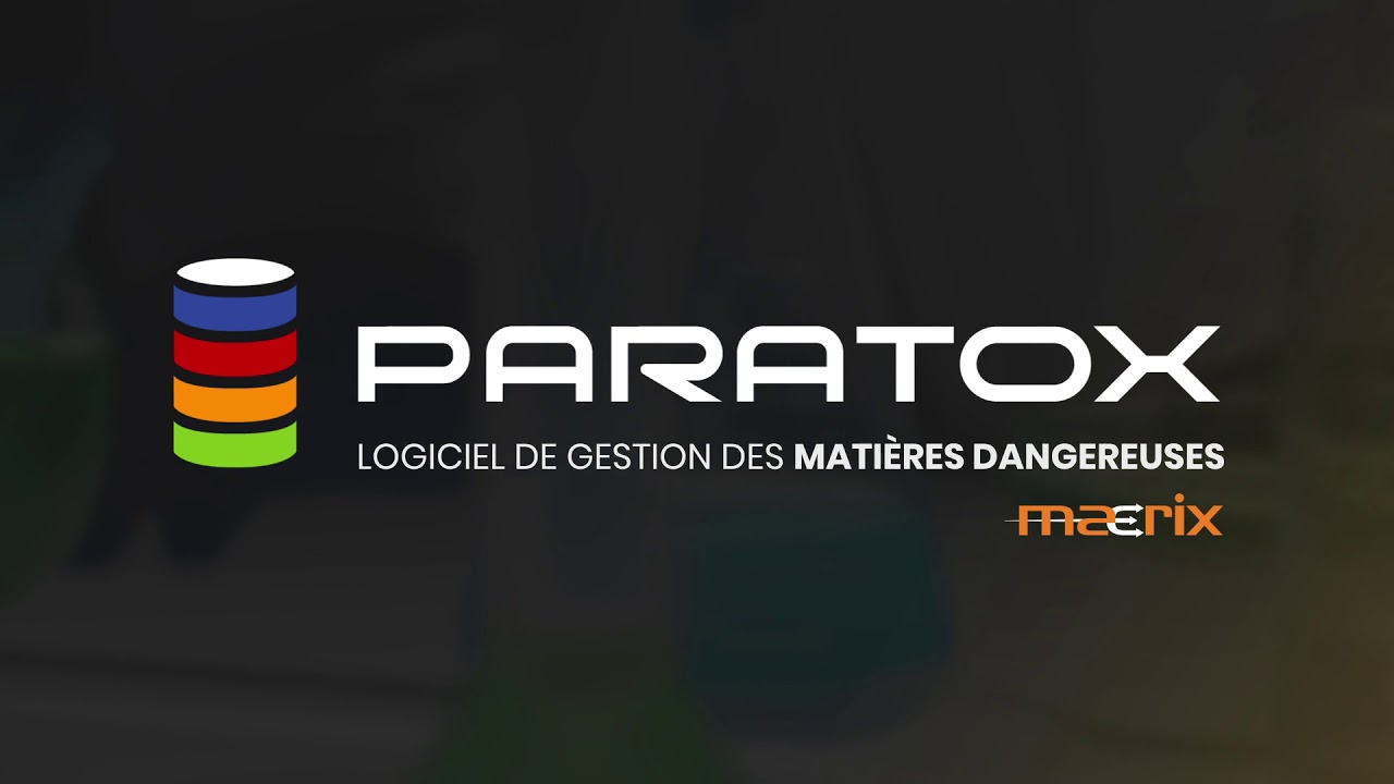 Accès aux premiers soins dans Paratox, logiciel de gestion des matières ...