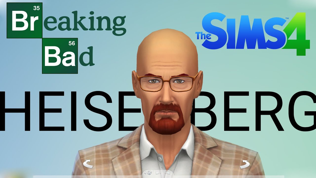 How to make Walter White (Heisenberg) in The Sims 4 - YouTube