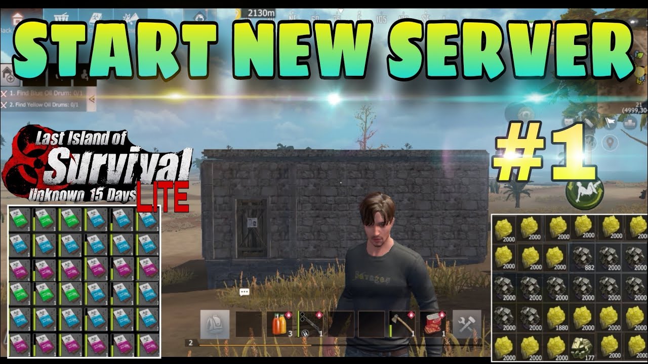 LAST ISLAND OF SURVIVAL LITE GAMEPLAY VIDEOS | START NEW SERVER | LAST DAY RULE SURVIVAL LITE ...