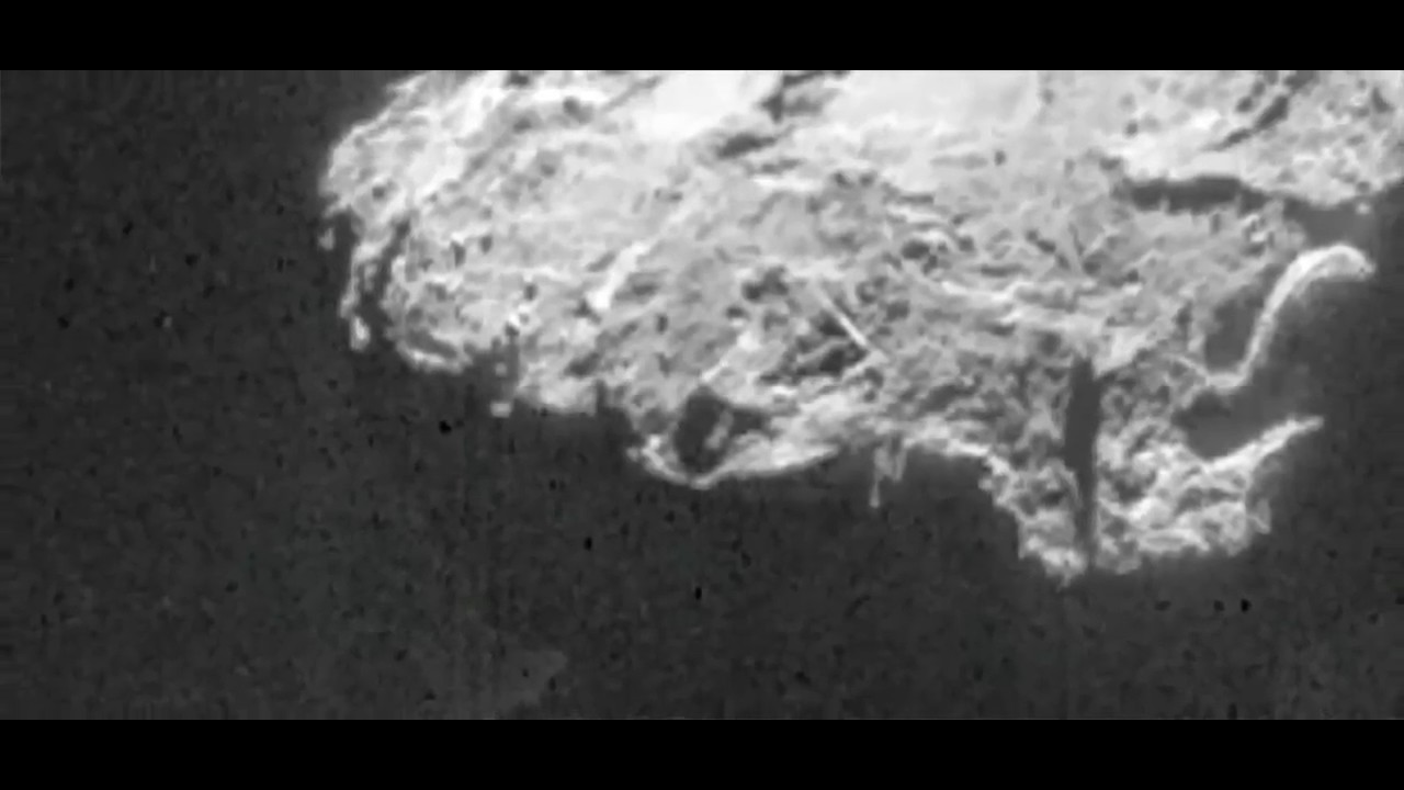Human face structure in comet 67P??? - YouTube
