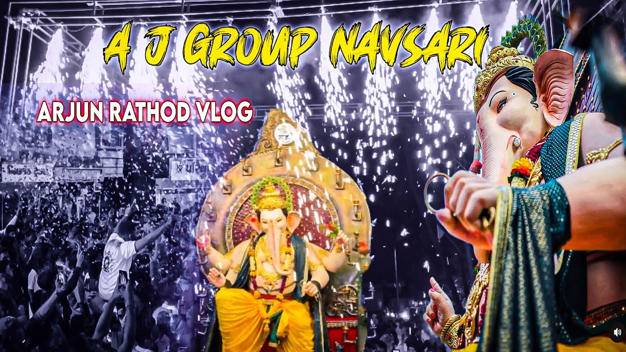 A J GROUP Cha Raja Aagman Sohla 2023 || NAVSARI || ARJUN RATHOD VLOGS ...