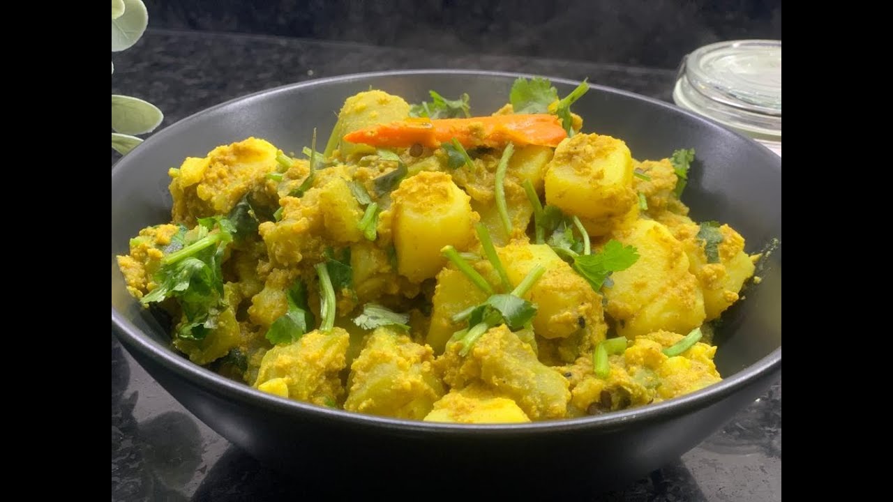 Janhi Aloo Posto | Jhinge Aloo Posto | Aloo Posto | Ridge Gourd poppy ...