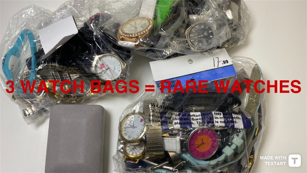 3 huge watch bags = huge scores - YouTube
