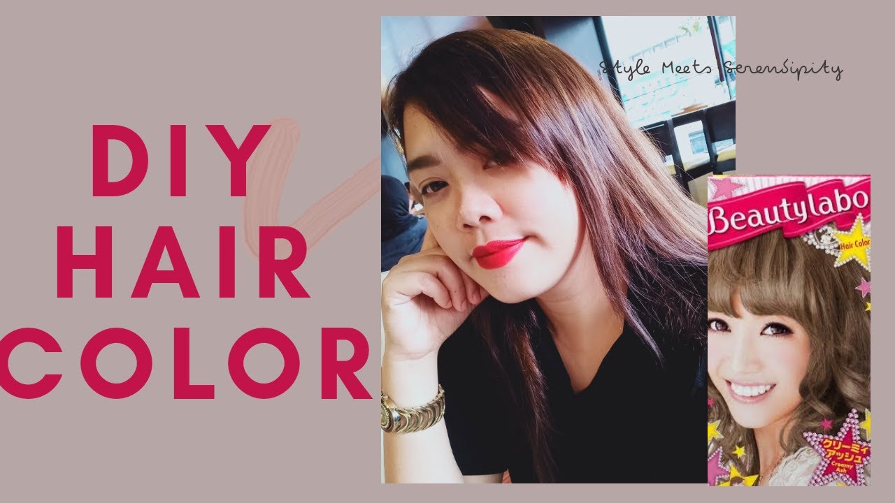 DIY HAIR COLOR/ BeautyLabo Creamy Ash - YouTube