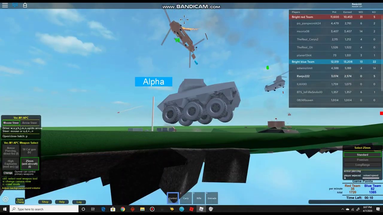 Roblox Armored Patrol (Part 1) Getting attacked by aircraft's - YouTube