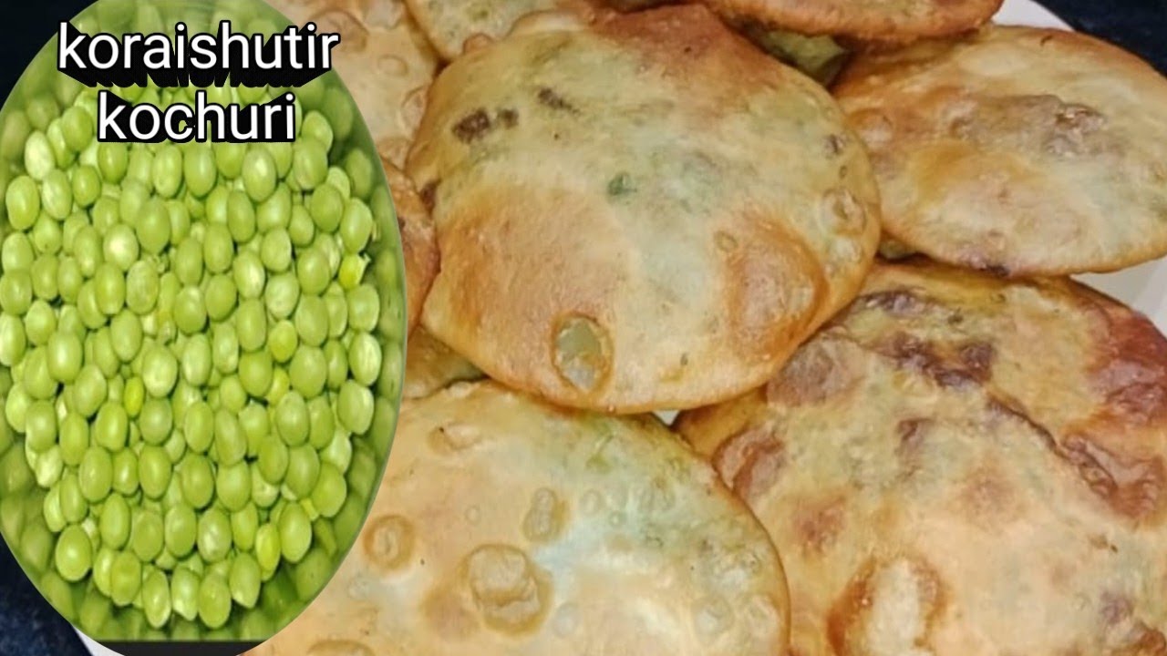 koraishutir kochuri, Indian recipe green peas kachori - YouTube