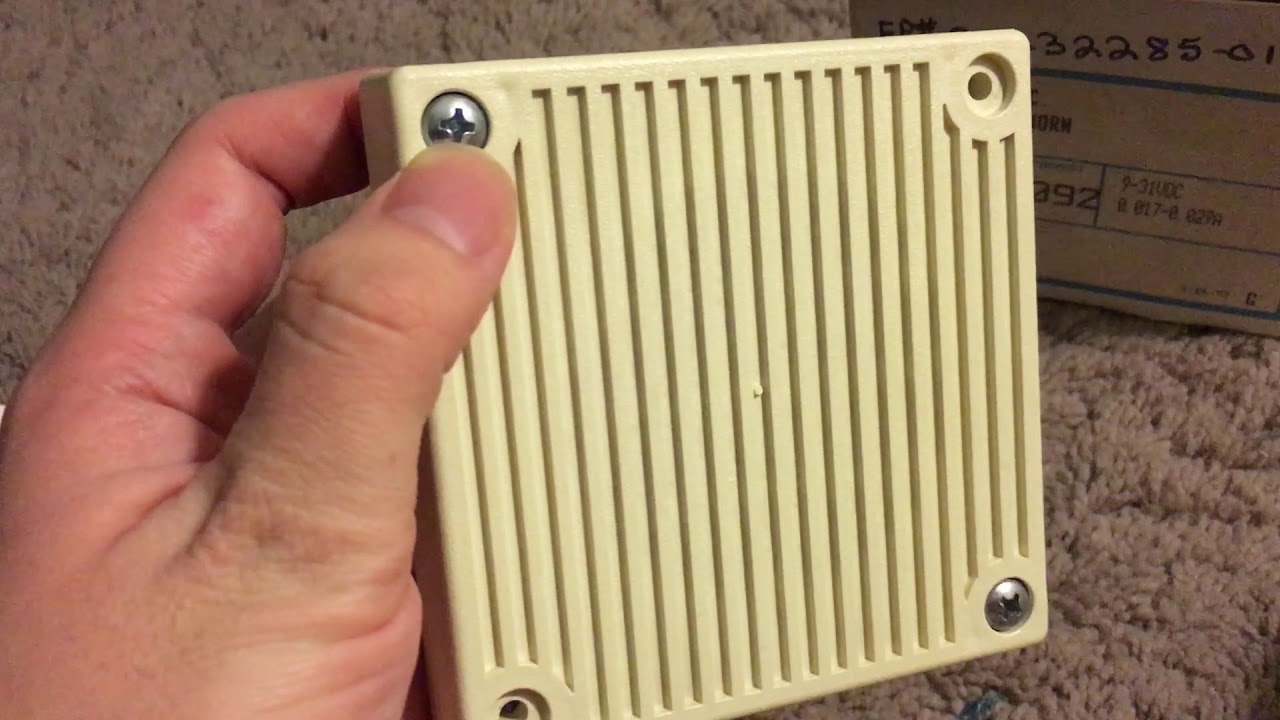 Wheelock EH-EL1-WI (Fire Alarm Review #18) - YouTube