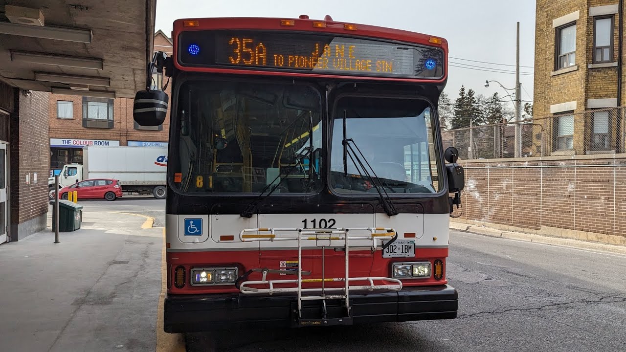 TTC Route 35 Jane Southbound Ride Video | Orion VII OG HEV 1102 - YouTube
