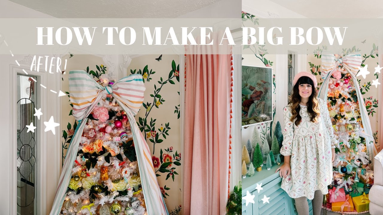 How to Make a Big Bow 🎀 | Love Shack Fancy Inspired - YouTube