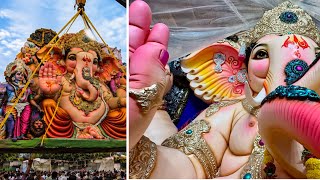 🔥Biggest Ganesh Agaman 2026 | Hyderabad to Tamil Nadu Transport | Ganesh Idol Journey 🙏