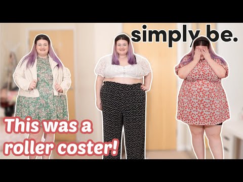 My BIGGEST Simply Be Plus Size Clothing Haul EVER! | UK Size 30 | THIS WAS A ROLLER COSTER!! *£350!*