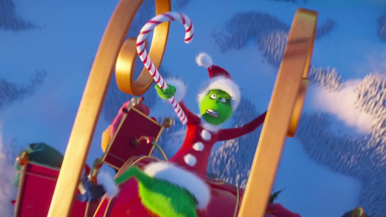 The Grinch (2018) Scene: Saving the Sled with Ice Age Score - YouTube