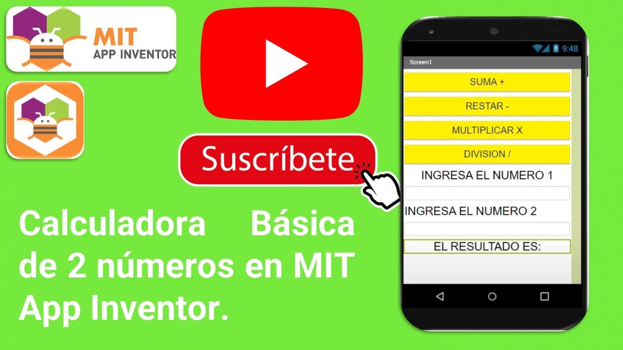 Como Crear una Calculadora Básica en MIT App Inventor desde Cero - YouTube