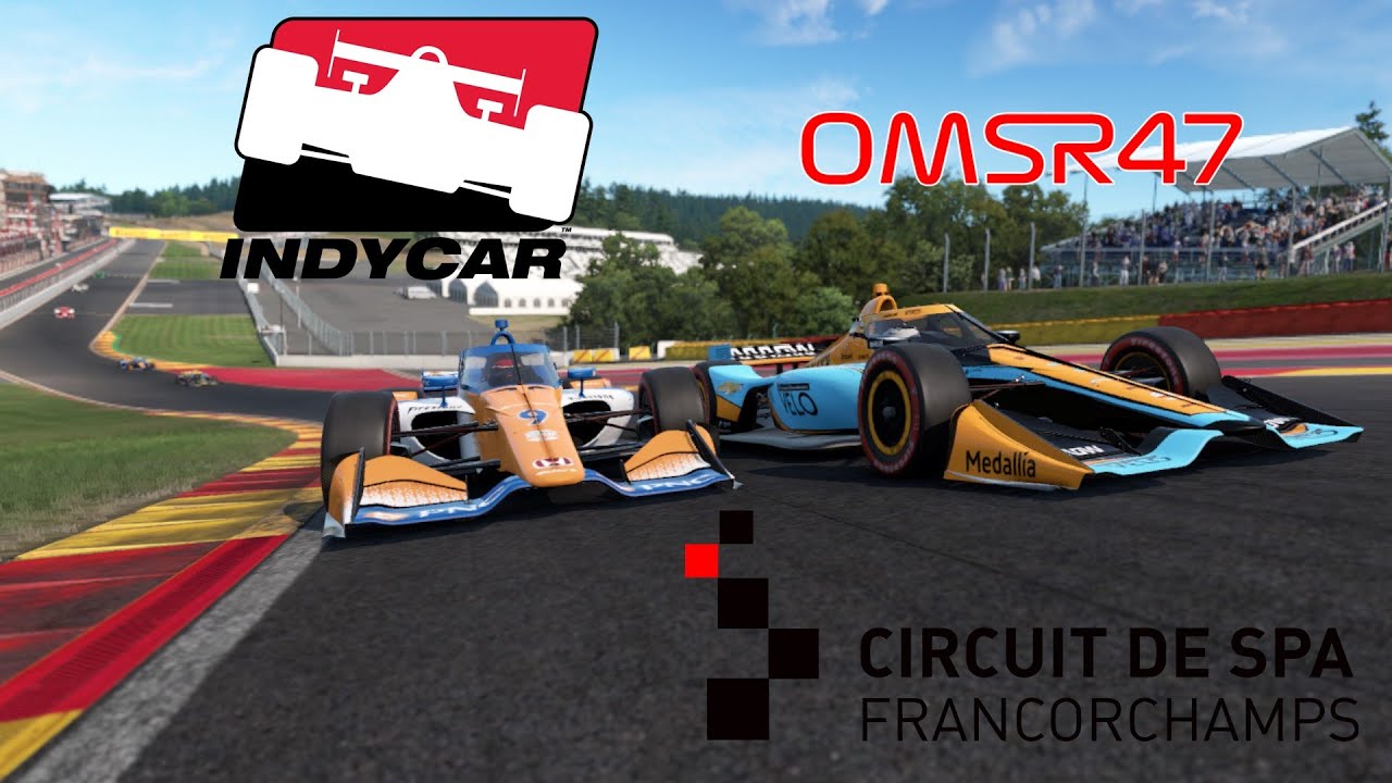 Indy cars at Spa in VR on AMS2! - YouTube