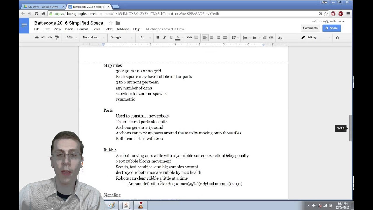 Battlecode 2016 Game Specs - YouTube