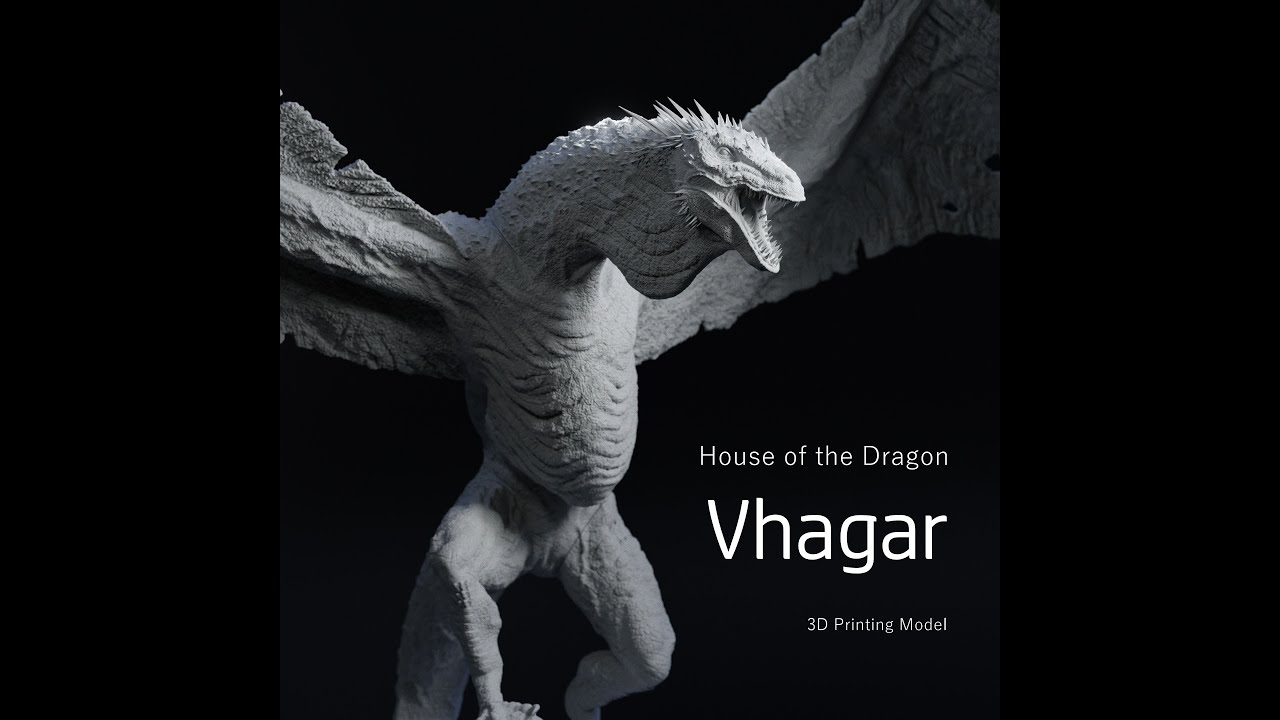 Vhagar | House of the Dragon 3D Fanart - YouTube
