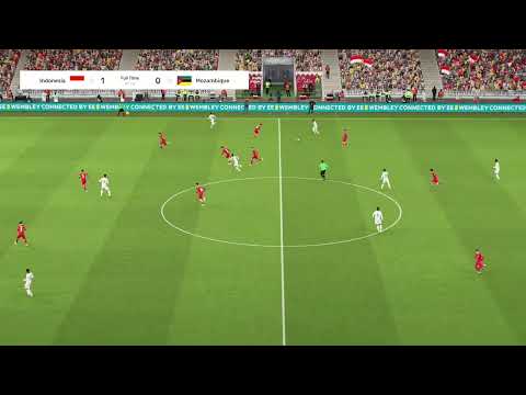 🔴LIVE INDONESIA VS MOZAMBIQUE - VIDEO GAME SIMULATION