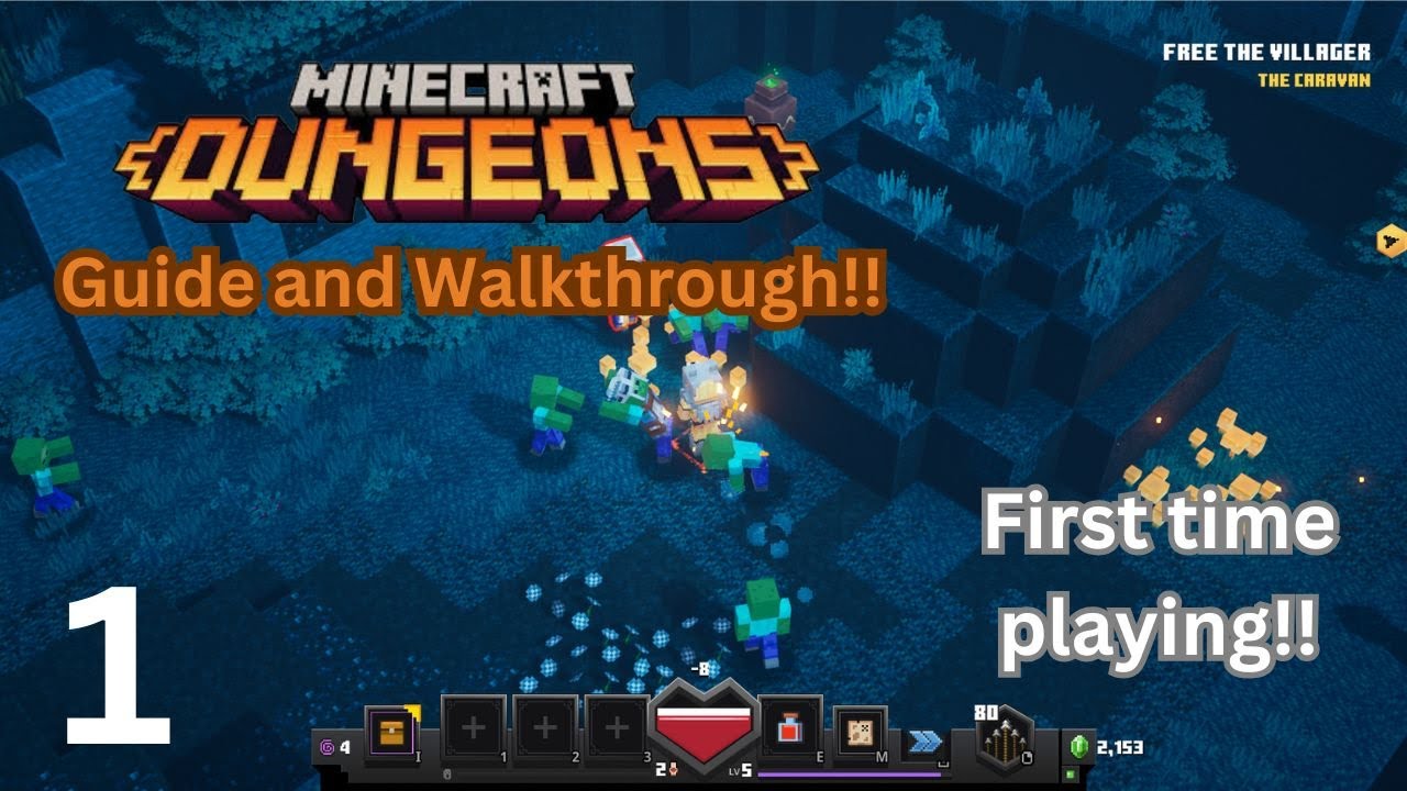 First time playing Minecraft Dungeons! Minecraft Dungeons Walkthrough ...