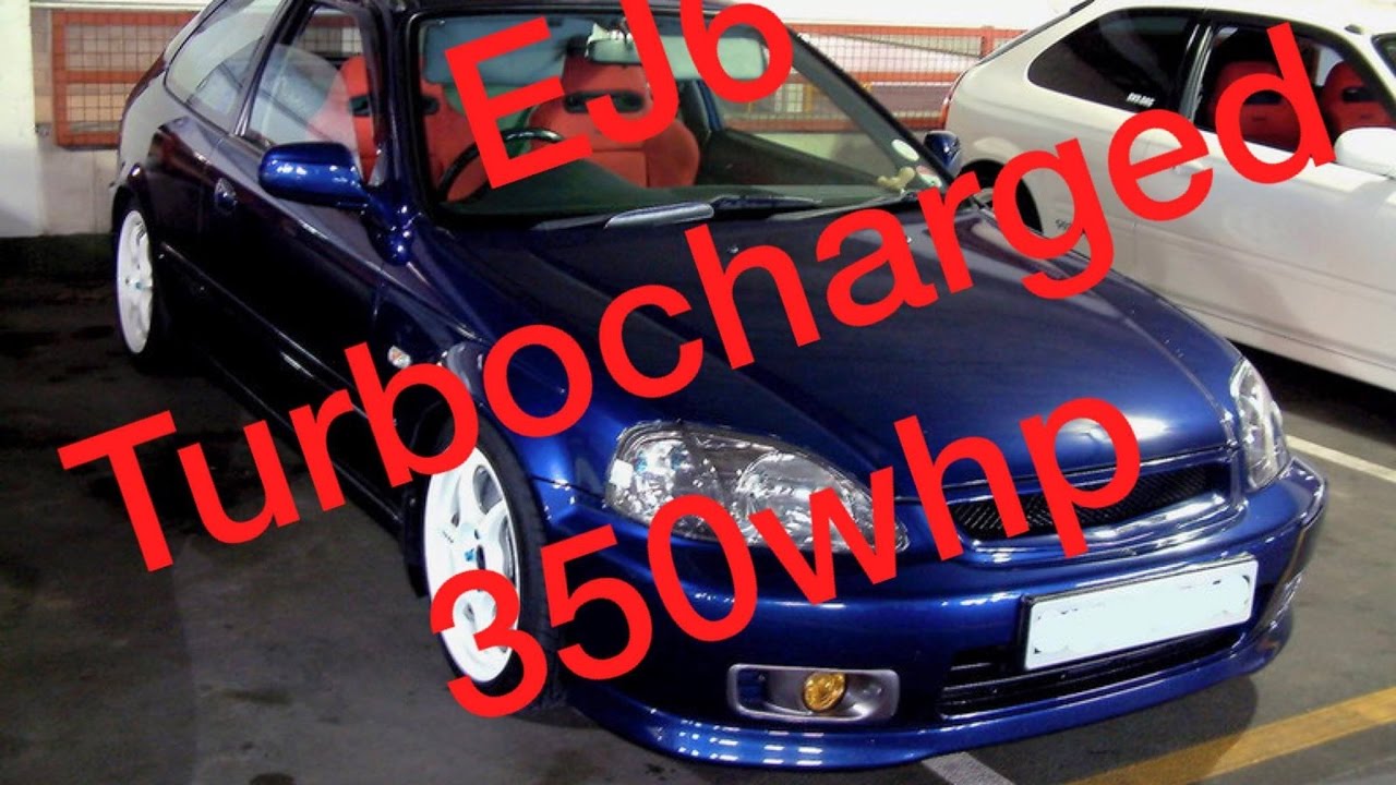Turbo EJ6 GSR 350whp vs Big Red 350whp - YouTube