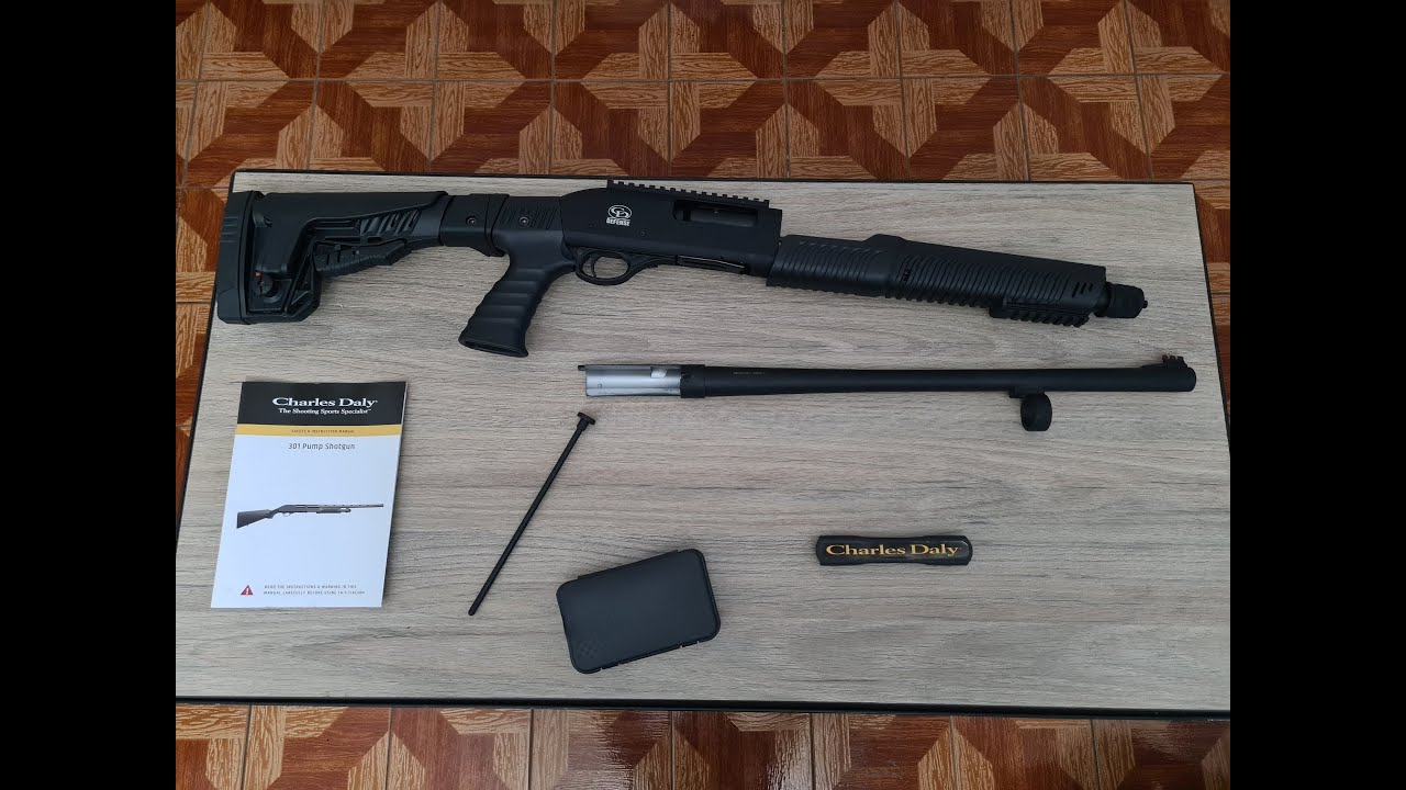 Unboxing da Espingarda Marca Charles Daly Mod. 301 Tactical - YouTube