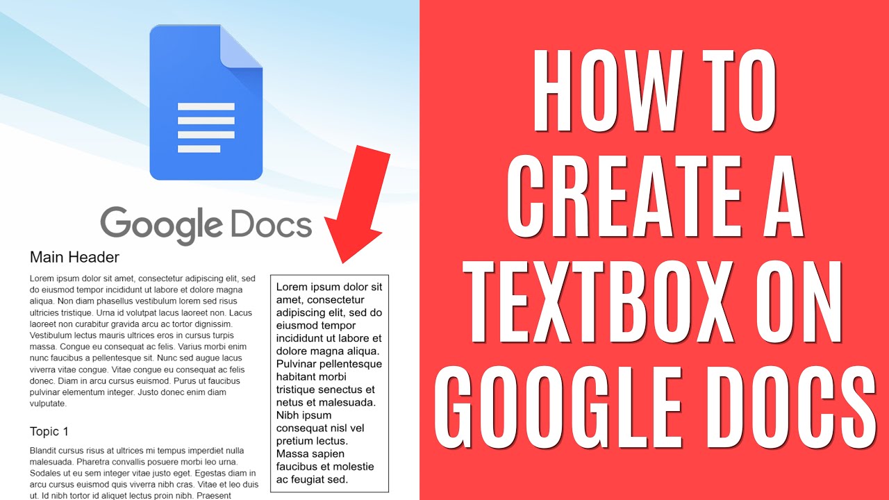 How to Create a Textbox on Google Docs [Easy Guide] - YouTube