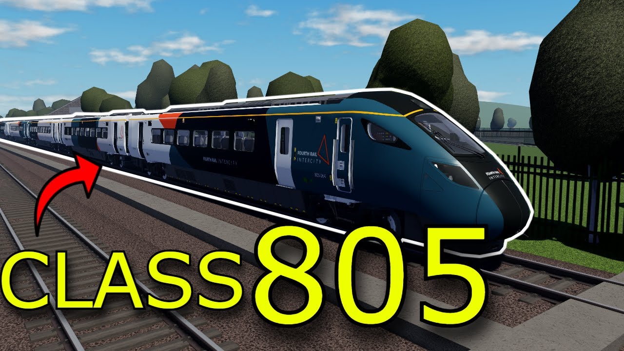 Class 805 | Norrington - Avonhill | Intercity | Roblox British Railway ...