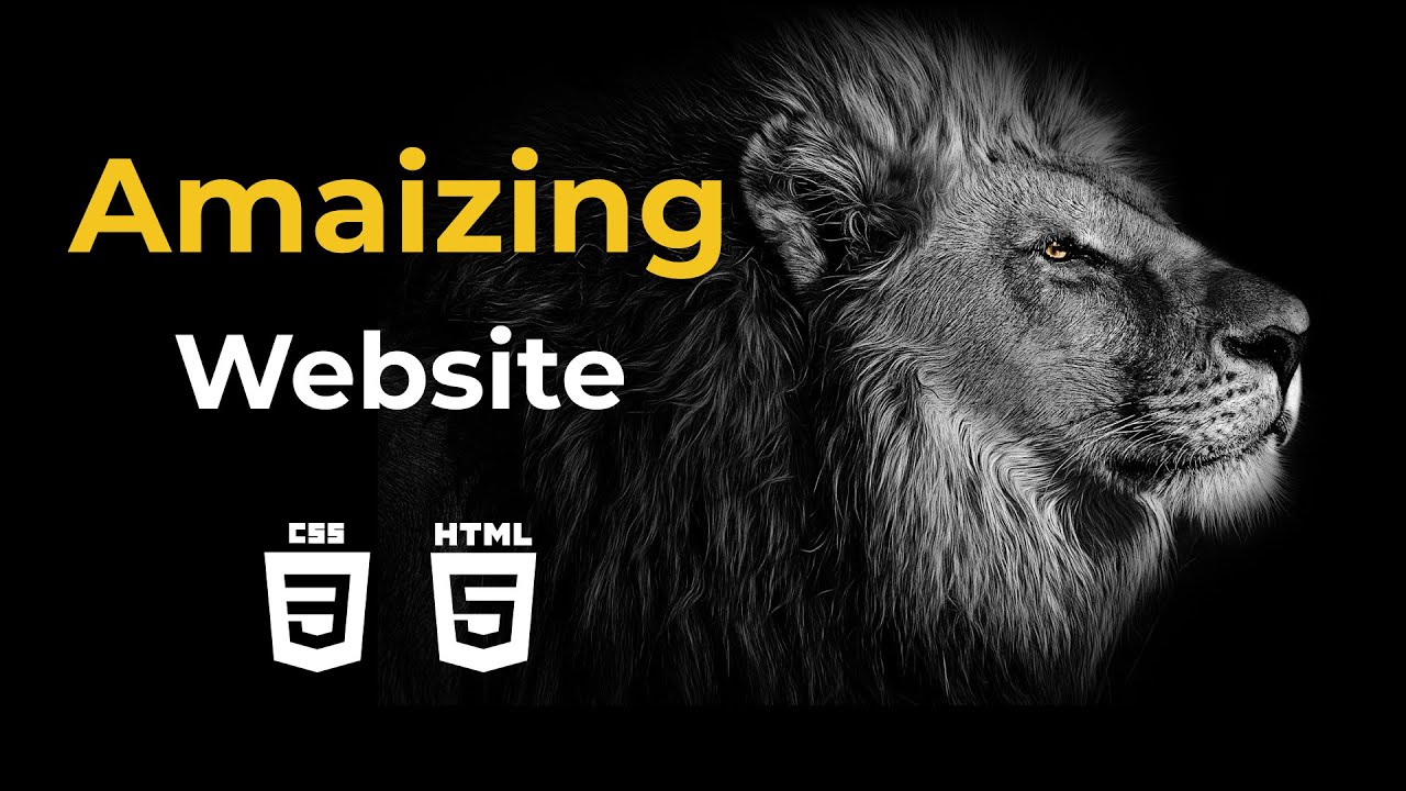 How To create a Website using HTML and CSS step by step responsive ...