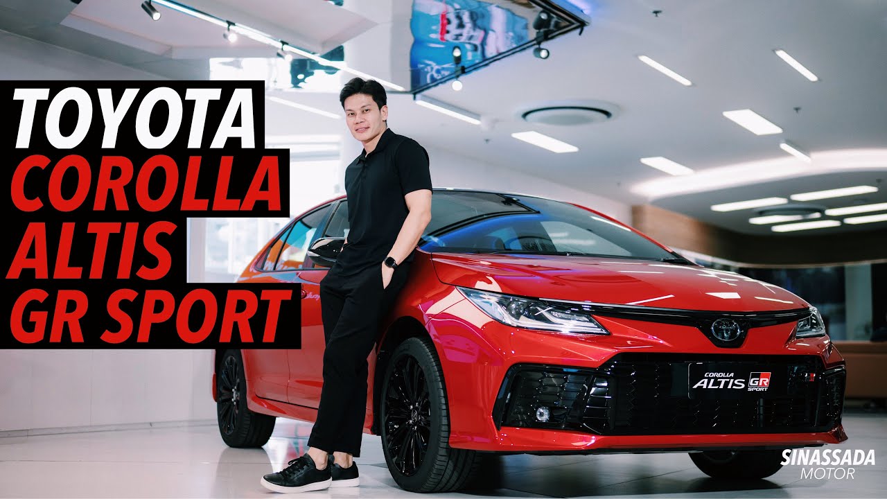 พาชม TOYOTA COROLLA ALTIS GR SPORT MY2024// คลีน สปอร์ต หน้าใหม่ GRMN - YouTube