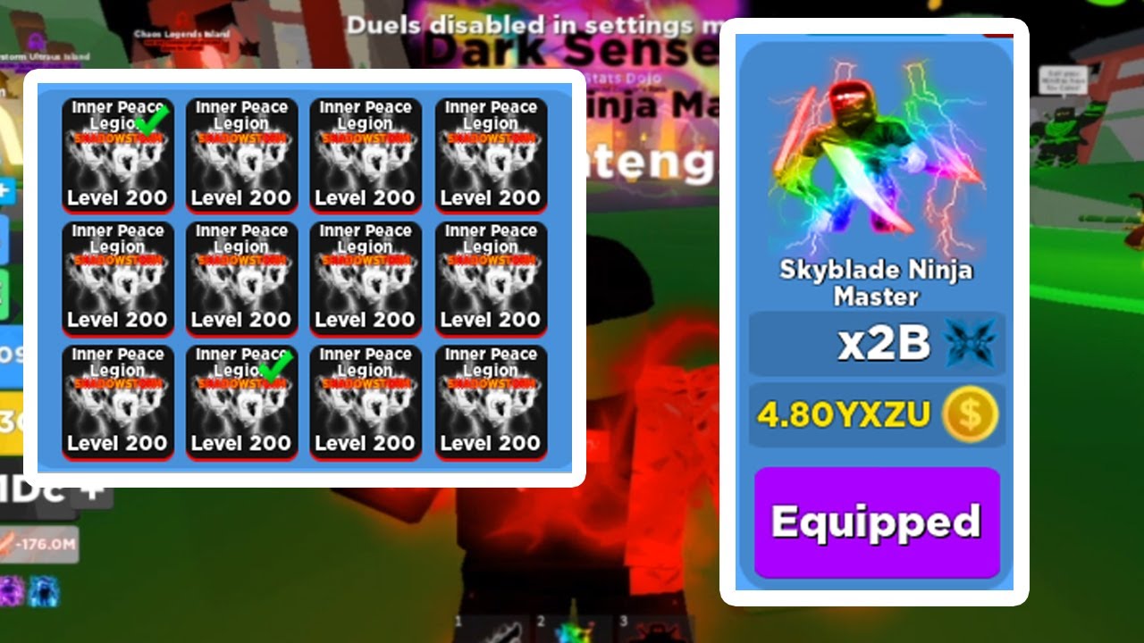 Full Team Shadowstorm! Mau gk - Ninja Legends - Roblox Indonesia - YouTube