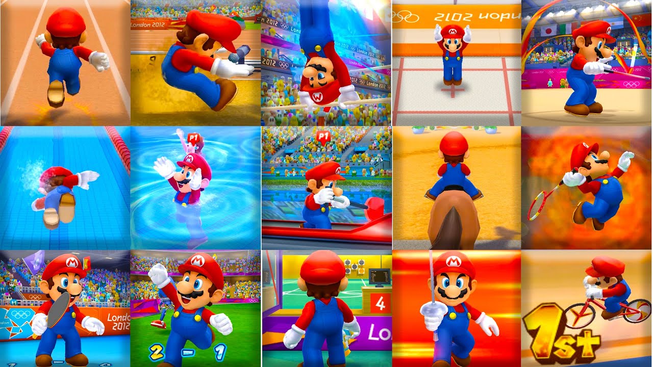 [All Olympic Events ]Mario & Sonic at the London 2012 Olympic Games ...