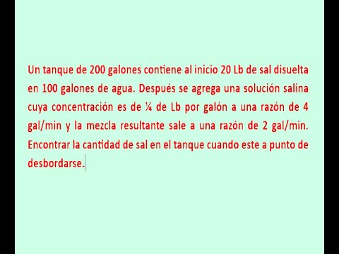 EDO concentracion de soluto en solvente (sal y agua) - YouTube