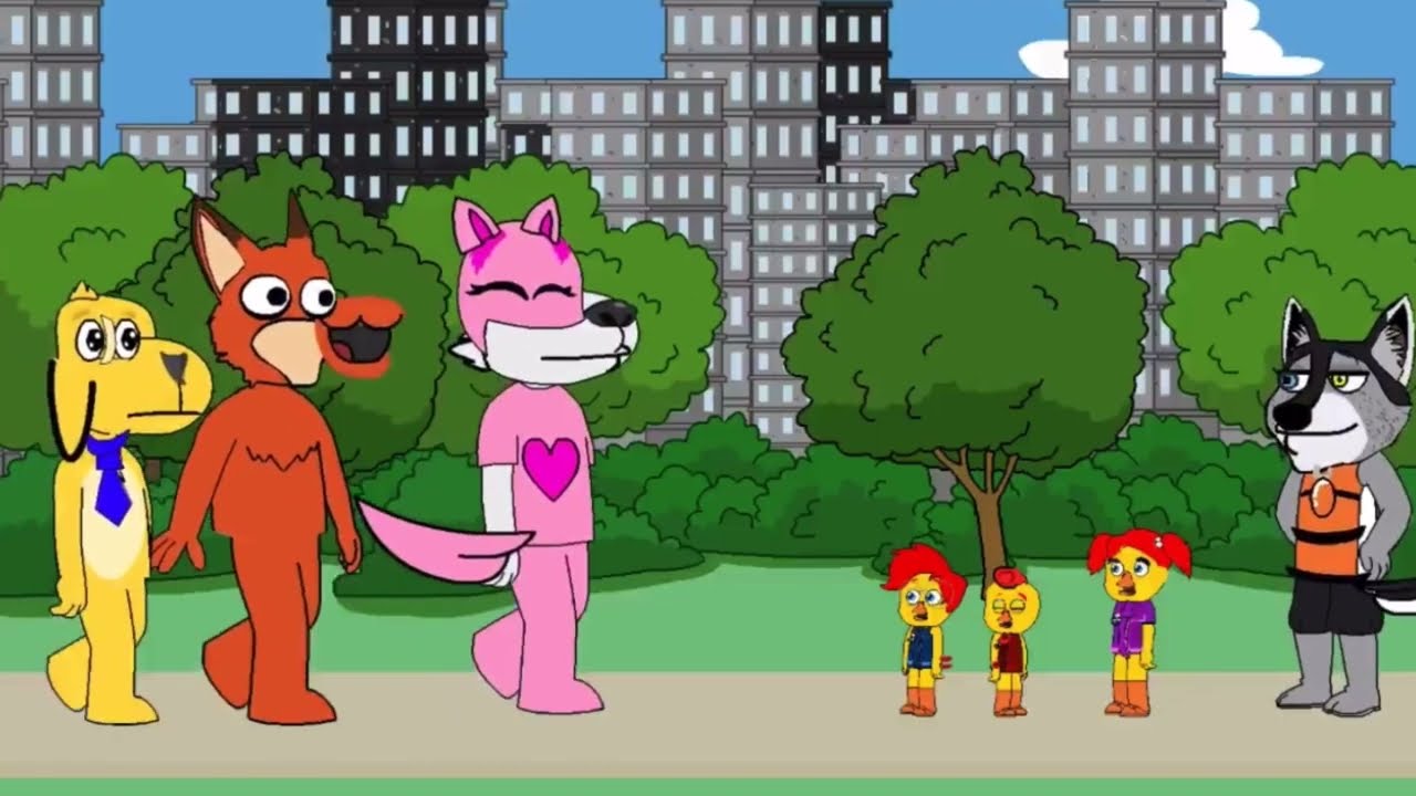 Captain Tully Becomes A Furry (Chicken Squad Parody) - YouTube