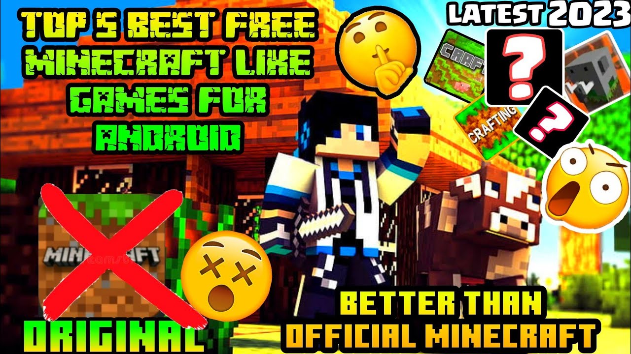 Top 5 New Games Like Minecraft 2023 😂 That Actually Blow Your Mind ...