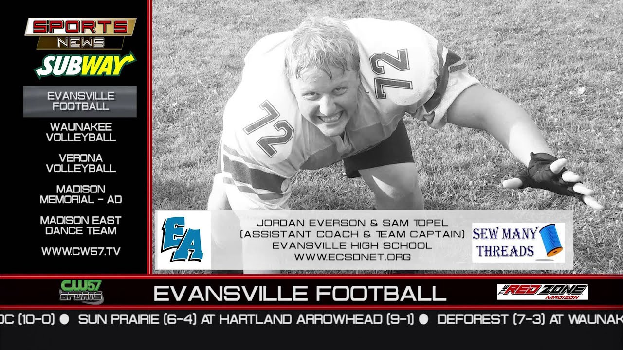 THE SPORTS NEWS | Sam Topel & Jordan Everson | Evansville Football | 10 ...