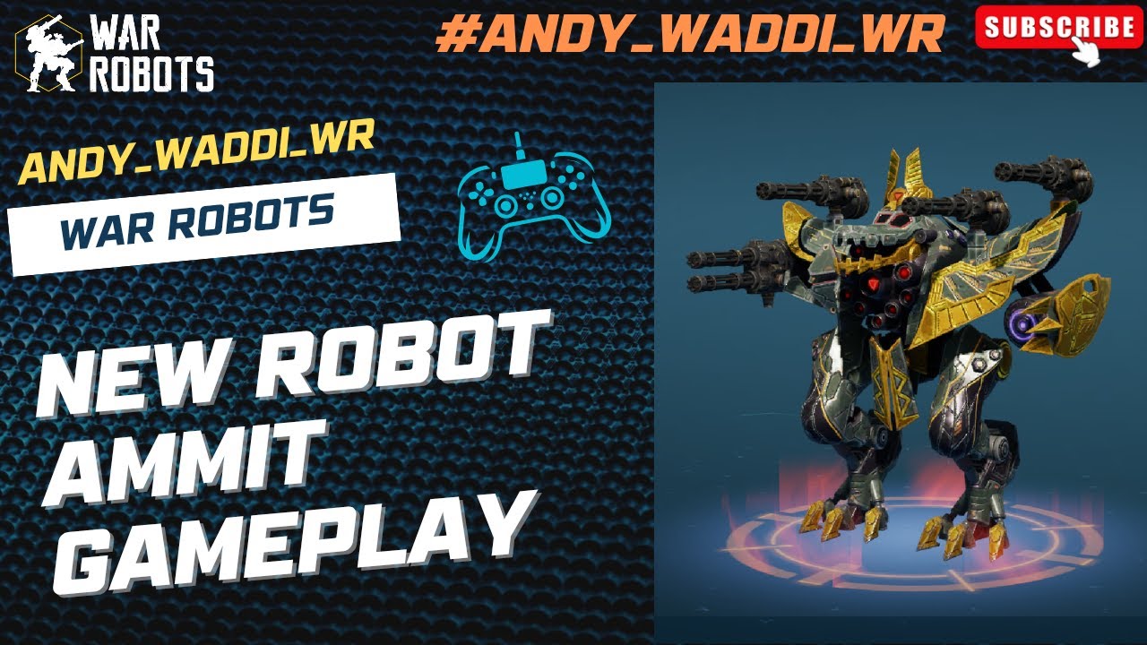 [War Robots] 🔴 LIVE STREAMING | NEW ROBOT AMMIT / GAME PLAY #warrobots ...