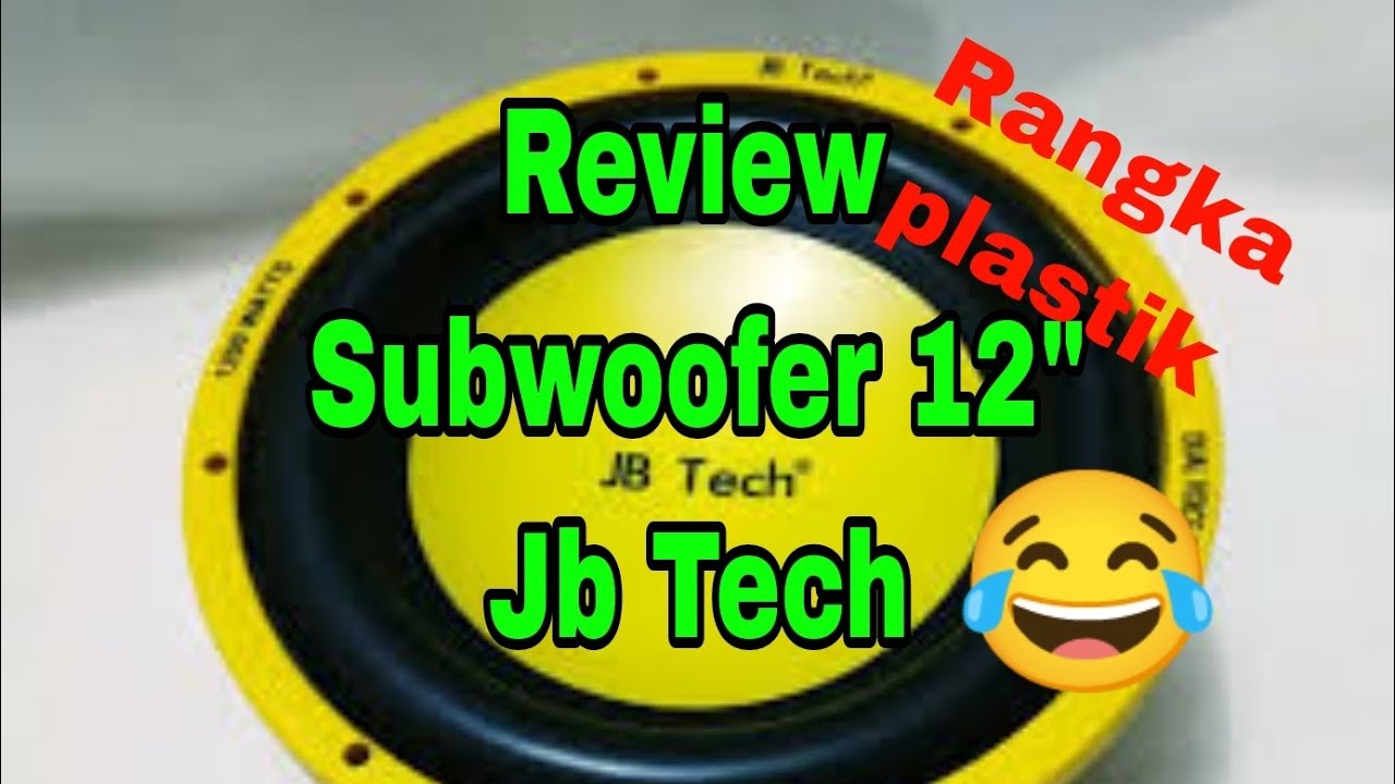 REVIEW SUBWOOFER 12" | JB TECH JT-1200 | DOUBLE COIL - YouTube
