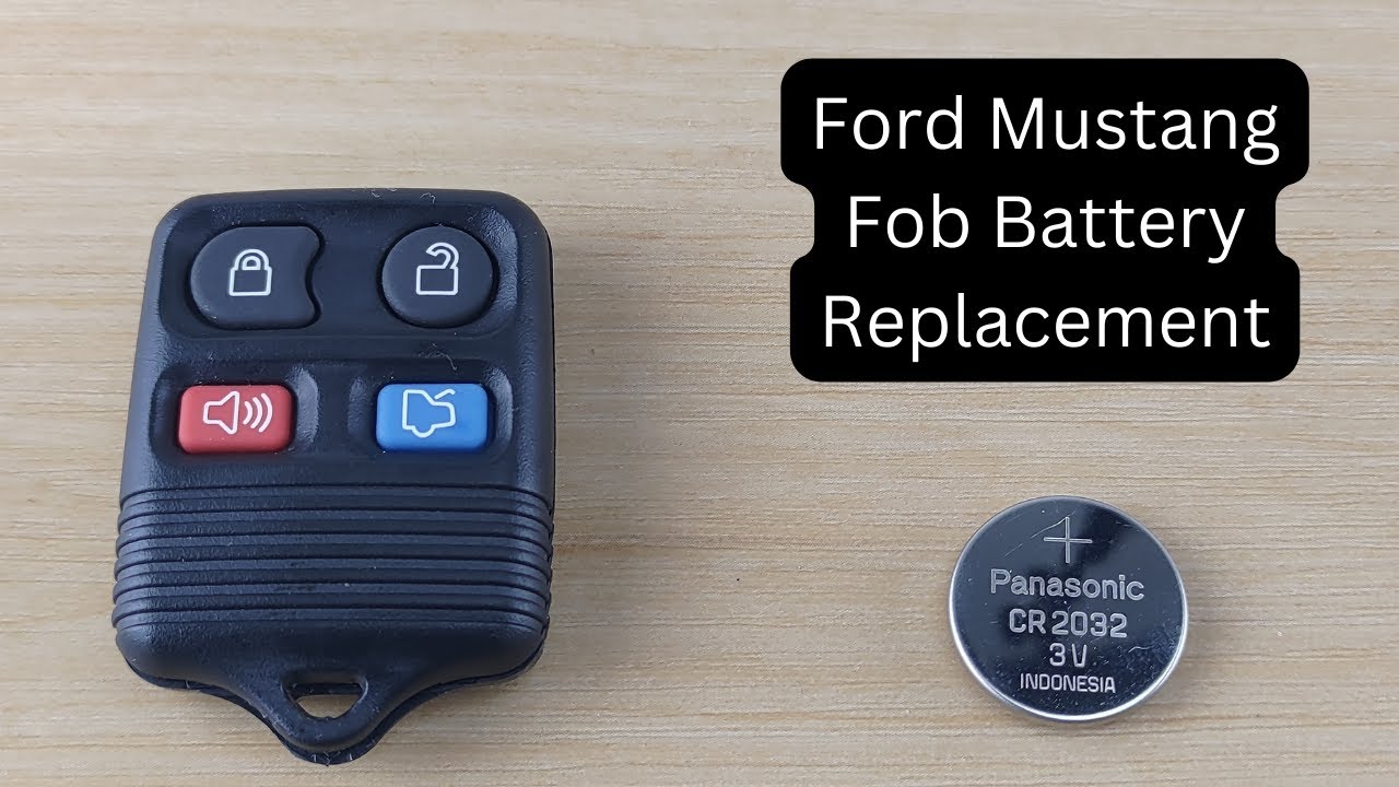 How To Replace or Change Ford Mustang Remote Key Fob Battery 1999 ...