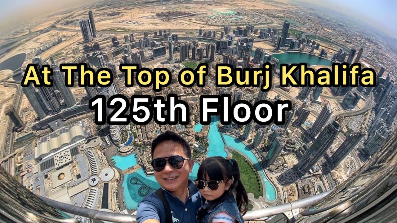 At The Top of Burj Khalifa | Incredible Sky view | world Tallest ...