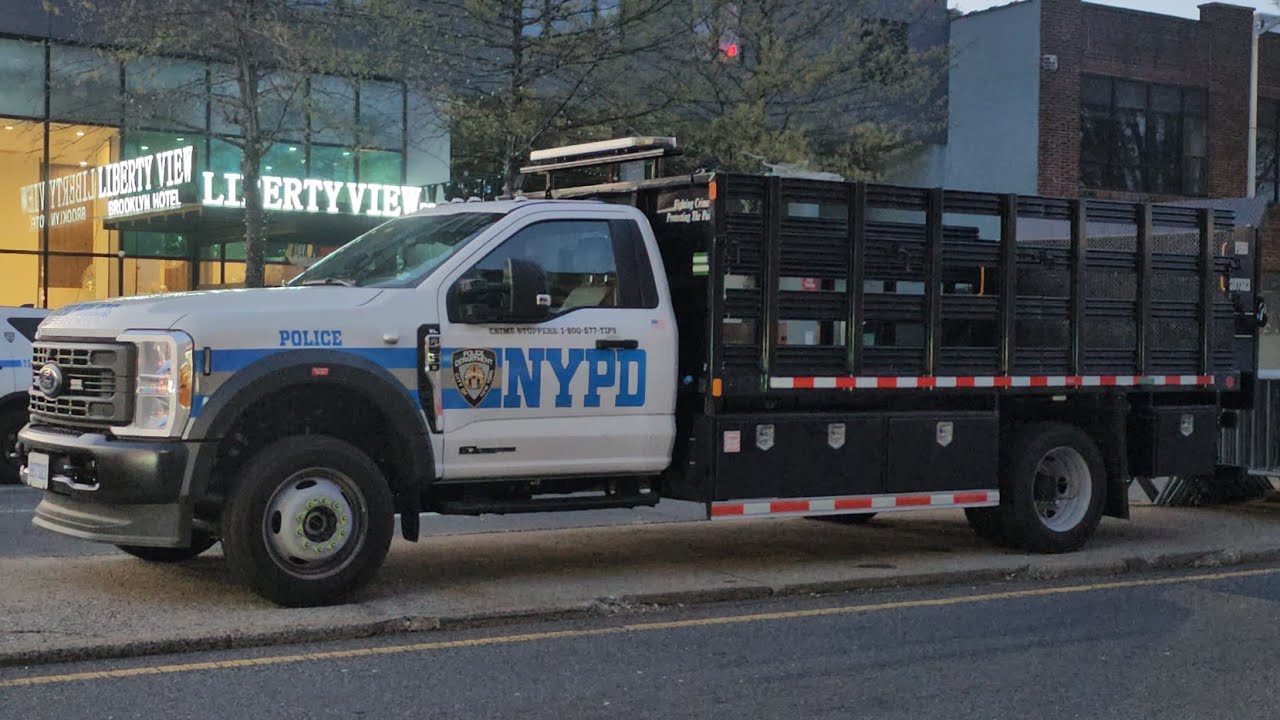 Brand New NYPD Barriers Vehicle Parked On 4th Ave In Sunset Park ...