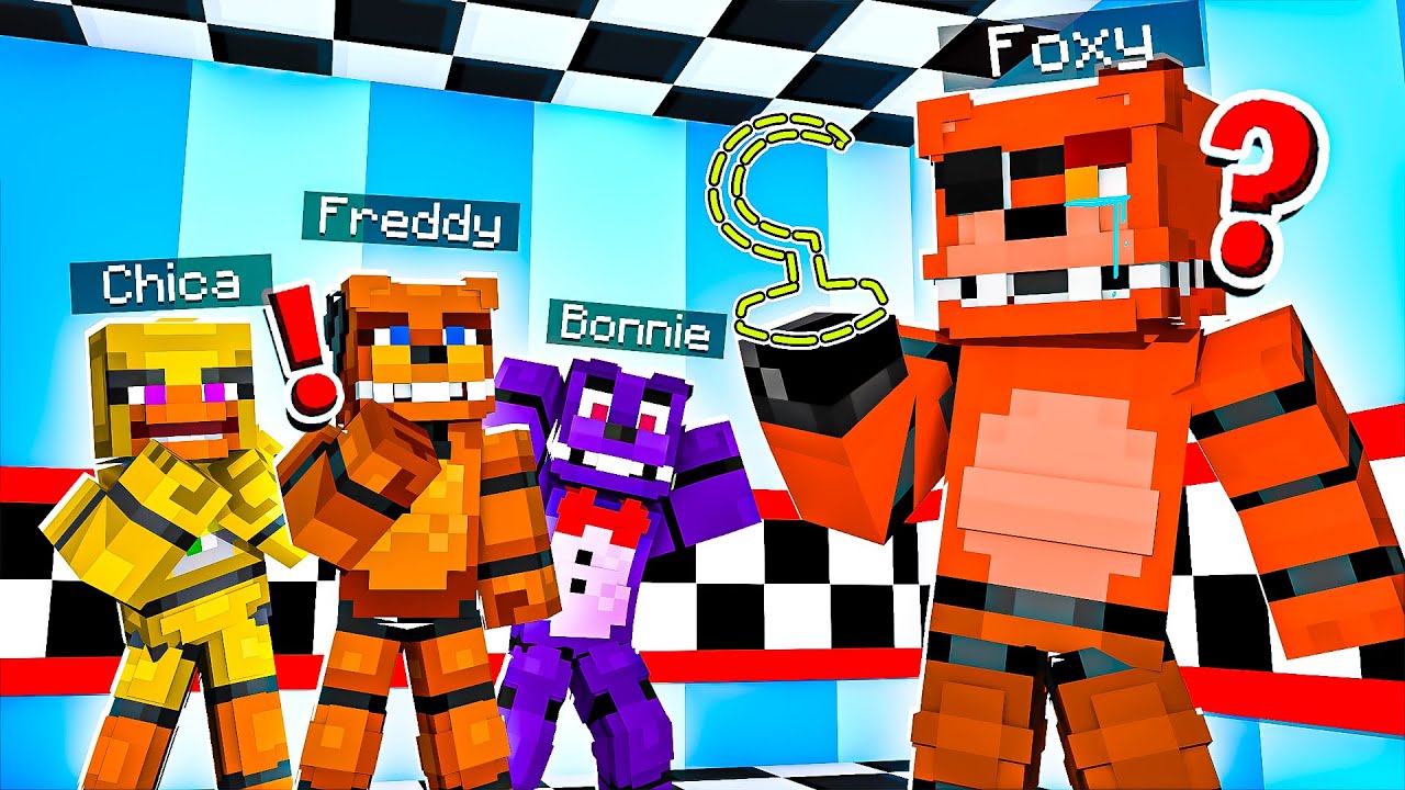 Foxy Lost His HOOK | Minecraft Five Nights at Freddy’s FNAF Roleplay ...
