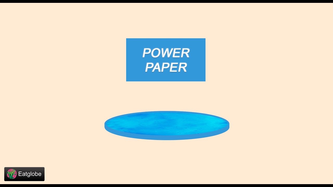 Ultra Thin Power Paper the Future of Electric Batteries - YouTube