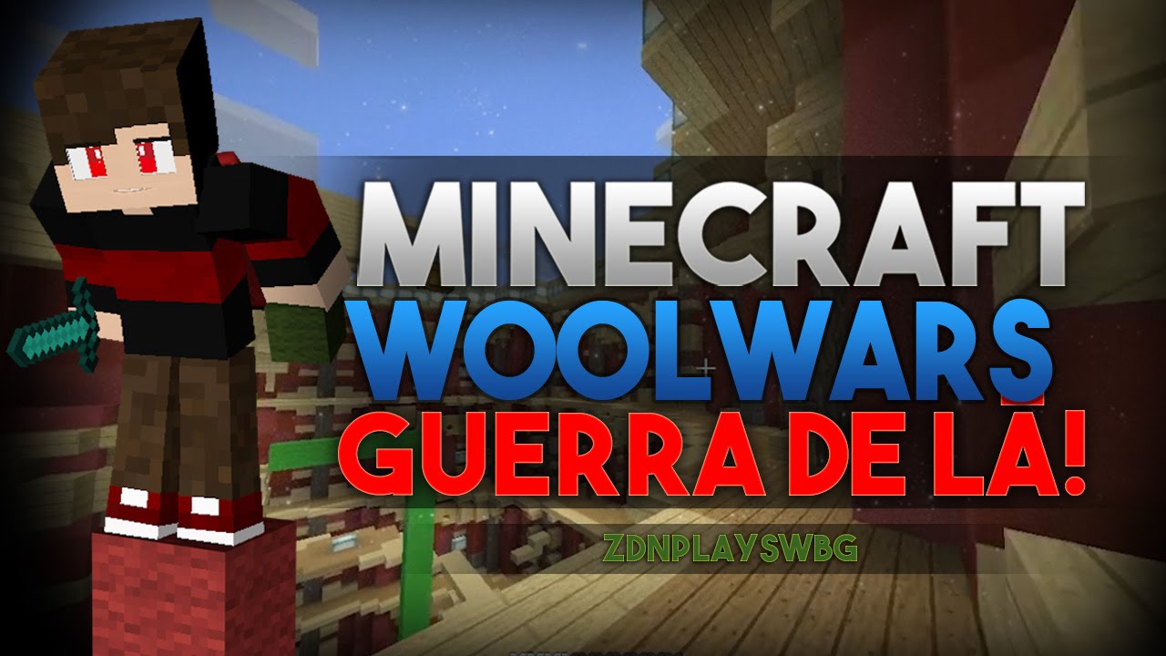MINECRAFT - WOOL WARS, GUERRA DE LÃ! - YouTube