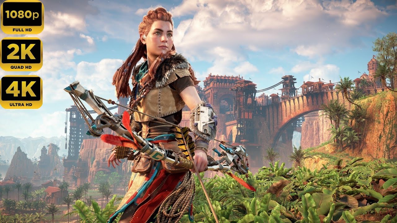 Horizon Zero Dawn Remastered FHD vs 2K vs 4K ultra graphics settings ...