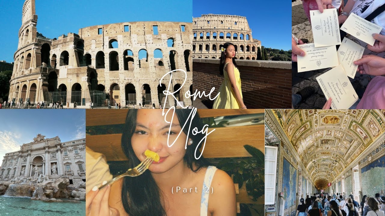 Rome Vlog (Part 2) | Vatican tour, trying authentic Italian food, I got ...