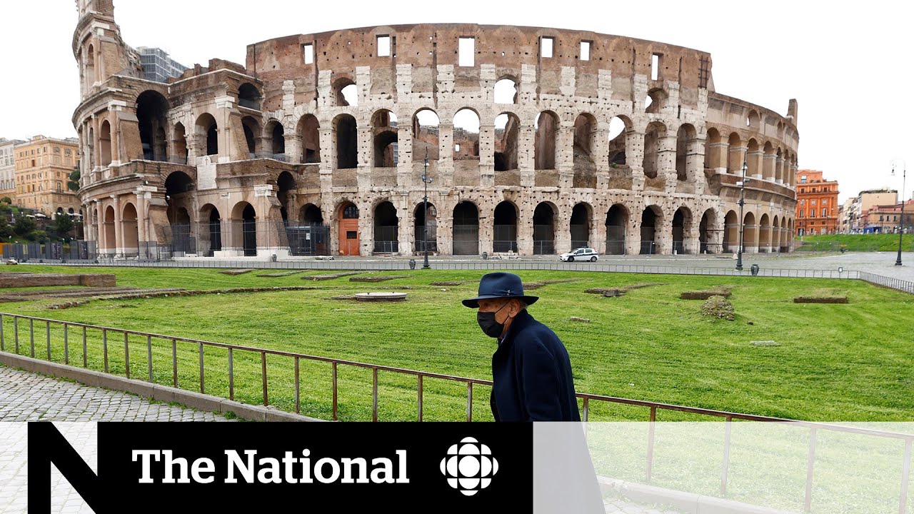 Italy in lockdown as it battles 3rd wave of COVID-19 - YouTube