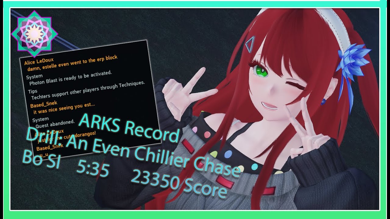 [PSO2 NGS] Drill: An Even Chillier Chase ARKS Record 5:35 BoSl 23350 ...