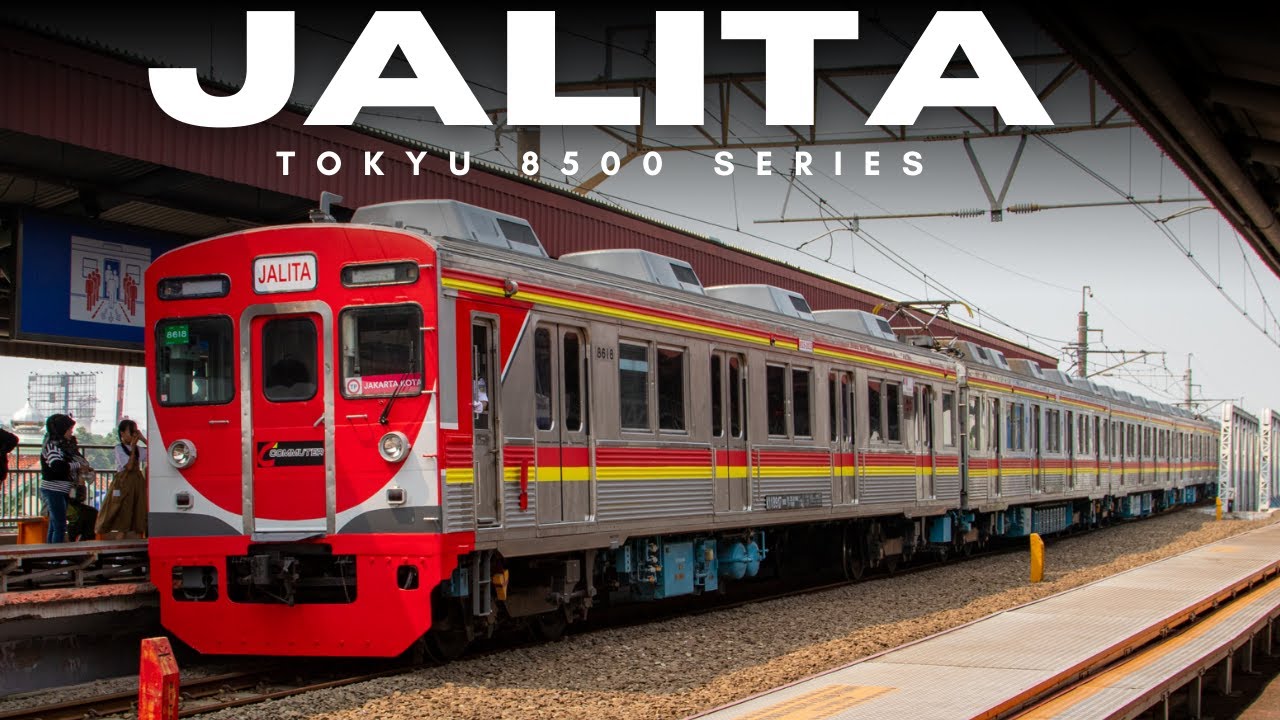KRL Commuter Line seri 8500 (8518) livery JALITA tiba di Stasiun ...