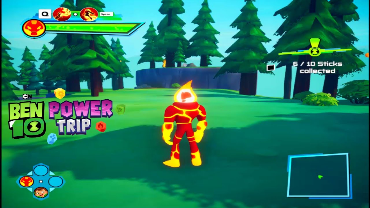 Ben 10 Game PC Ben Game Power Trip Gameplay - YouTube